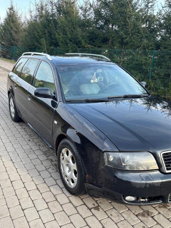 Черный Ауди А6 2001 в Рига, объемом двигателя 2.50 л и пробегом 555 тыс. км за 1350 €, фото 2 на AUTOMOTO.COM.LV