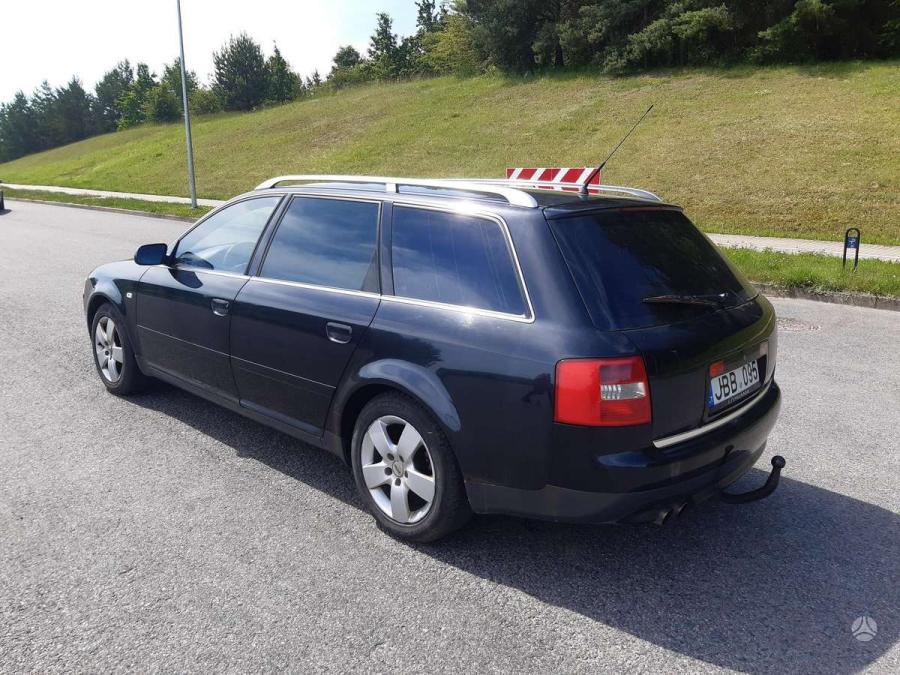 Melns Audi A6 2001 Alīta, ar dzinēja tilpumu 2.40 L un nobraukumu 288 tūkst. km par 1200 €, foto 4 vietnē AUTOMOTO.COM.LV