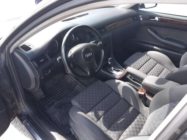 Black Audi A6 2001 in Alytus, with an engine capacity of 2.40 L and mileage of 288 thousand km for 1200 €, photo 4 on AUTOMOTO.COM.LV