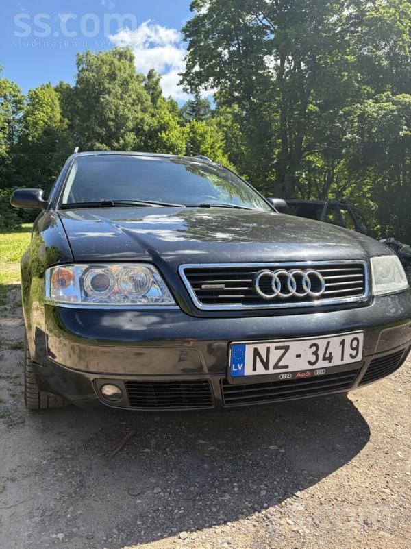 Black Audi A6 2001 in Rezekne, with an engine capacity of 2.50 L and mileage of 310 thousand km for 1450 €, photo 1 on AUTOMOTO.COM.LV