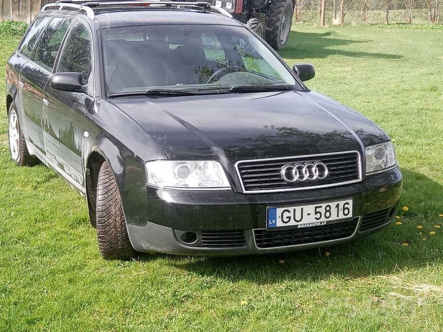 Melns Audi A6 2001 Madona, ar dzinēja tilpumu 2.50 L un nobraukumu 380 tūkst. km par 1000 €, foto 1 vietnē AUTOMOTO.COM.LV