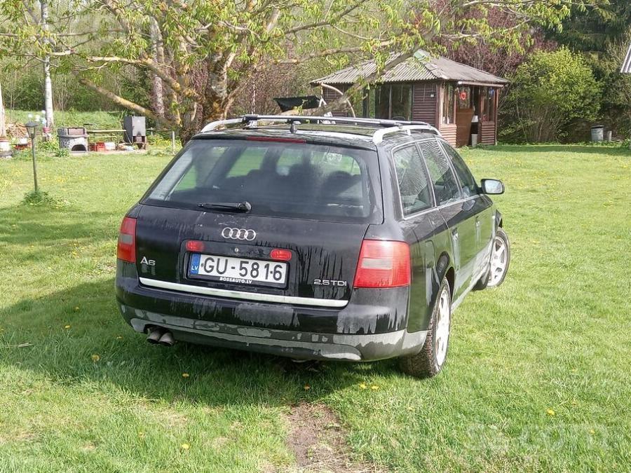 Melns Audi A6 2001 Madona, ar dzinēja tilpumu 2.50 L un nobraukumu 380 tūkst. km par 1000 €, foto 4 vietnē AUTOMOTO.COM.LV