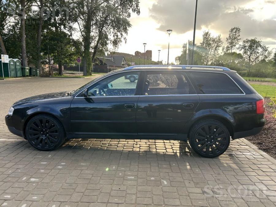 Black Audi A6 2001 in Rezekne, with an engine capacity of 1.90 L and mileage of 281 thousand km for 5500 €, photo 1 on AUTOMOTO.COM.LV