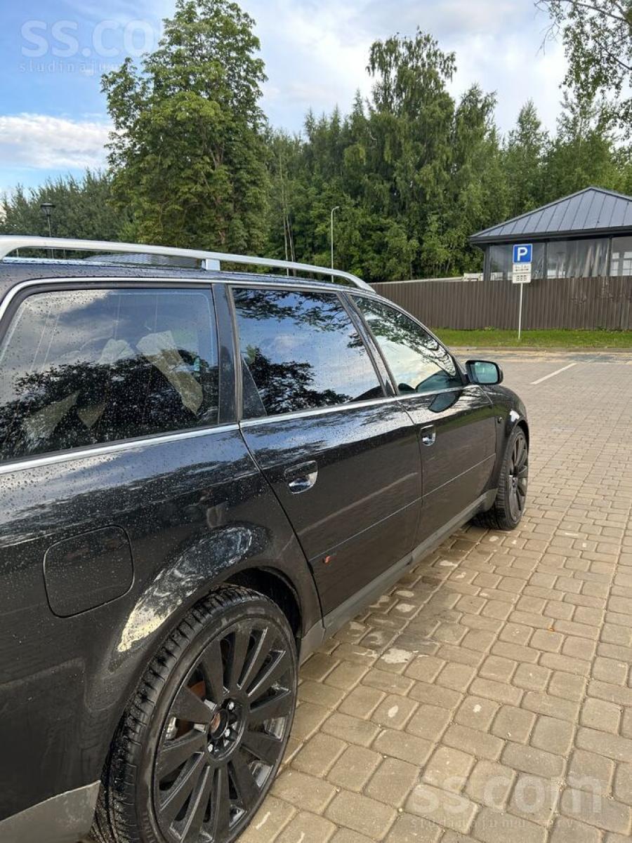 Black Audi A6 2001 in Rezekne, with an engine capacity of 1.90 L and mileage of 281 thousand km for 5500 €, photo 6 on AUTOMOTO.COM.LV