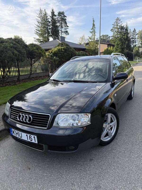 Melns Audi A6 2001 Viļņa, ar dzinēja tilpumu 2.50 L un nobraukumu 306 tūkst. km par 1950 €, foto 1 vietnē AUTOMOTO.COM.LV