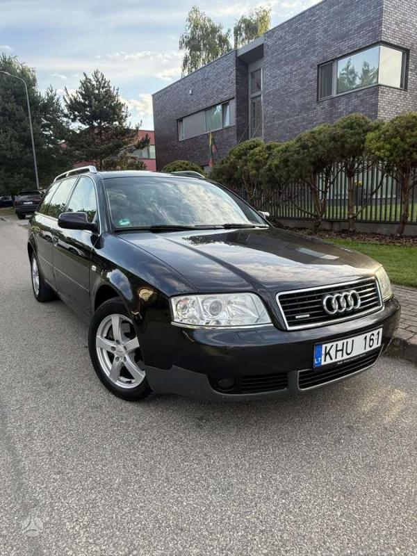 Melns Audi A6 2001 Viļņa, ar dzinēja tilpumu 2.50 L un nobraukumu 306 tūkst. km par 1950 €, foto 3 vietnē AUTOMOTO.COM.LV