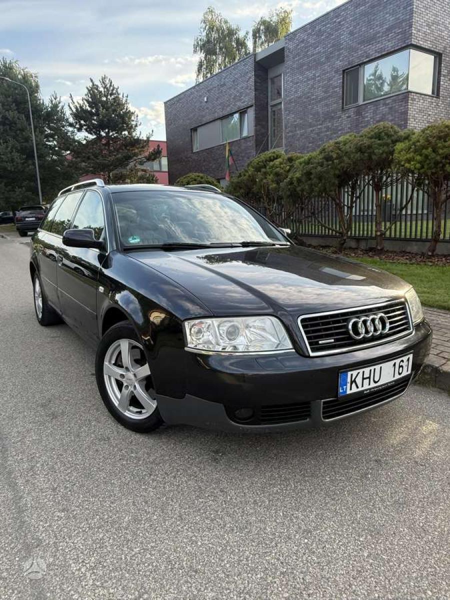 Melns Audi A6 2001 Viļņa, ar dzinēja tilpumu 2.50 L un nobraukumu 306 tūkst. km par 1950 €, foto 3 vietnē AUTOMOTO.COM.LV
