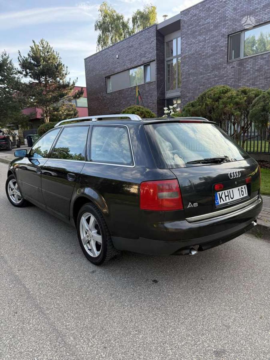 Melns Audi A6 2001 Viļņa, ar dzinēja tilpumu 2.50 L un nobraukumu 306 tūkst. km par 1950 €, foto 6 vietnē AUTOMOTO.COM.LV