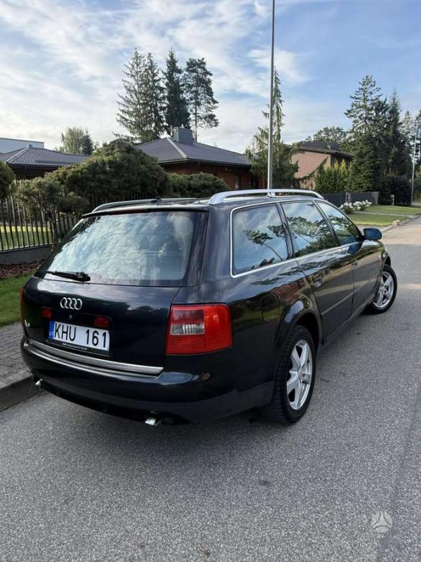 Melns Audi A6 2001 Viļņa, ar dzinēja tilpumu 2.50 L un nobraukumu 306 tūkst. km par 1950 €, foto 7 vietnē AUTOMOTO.COM.LV