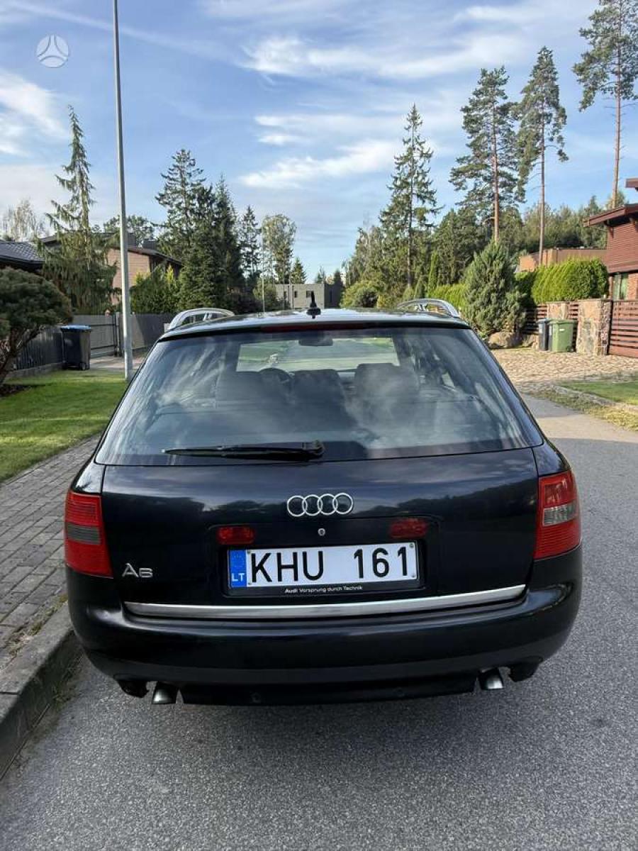 Melns Audi A6 2001 Viļņa, ar dzinēja tilpumu 2.50 L un nobraukumu 306 tūkst. km par 1950 €, foto 9 vietnē AUTOMOTO.COM.LV