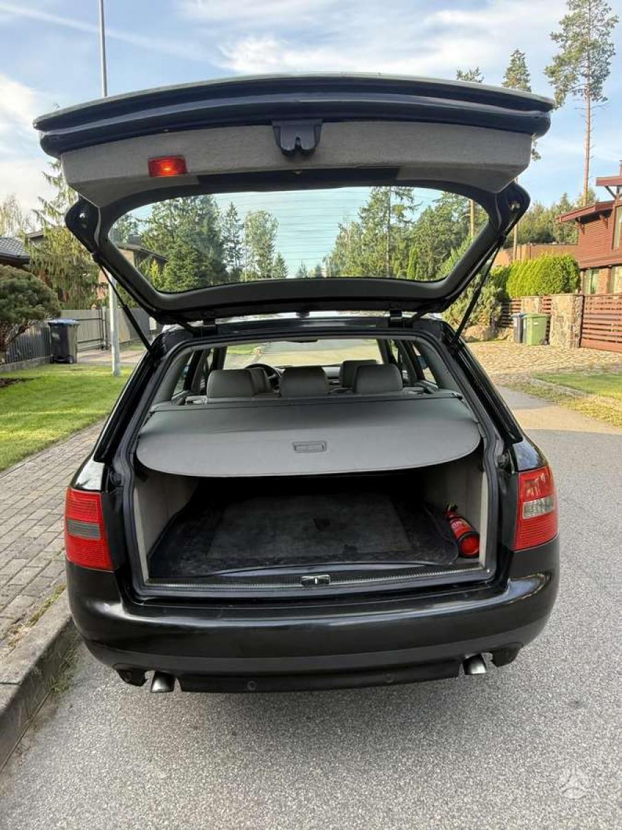 Melns Audi A6 2001 Viļņa, ar dzinēja tilpumu 2.50 L un nobraukumu 306 tūkst. km par 1950 €, foto 10 vietnē AUTOMOTO.COM.LV