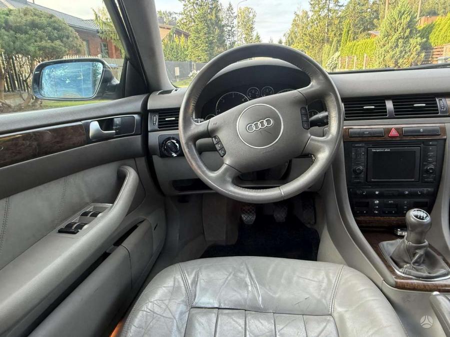 Melns Audi A6 2001 Viļņa, ar dzinēja tilpumu 2.50 L un nobraukumu 306 tūkst. km par 1950 €, foto 14 vietnē AUTOMOTO.COM.LV