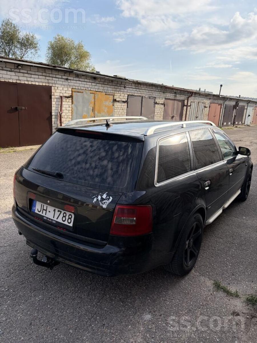 Black Audi A6 2001 in Jurmala, with an engine capacity of 1.90 L and mileage of 273 thousand km for 2000 €, photo 3 on AUTOMOTO.COM.LV