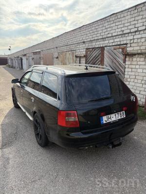 Black Audi A6 2001 in Jurmala, with an engine capacity of 1.90 L and mileage of 273 thousand km for 2000 €, photo 4 on AUTOMOTO.COM.LV