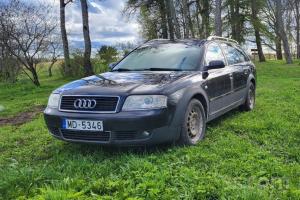 Melns Audi A6 2002 Cēsis, ar dzinēja tilpumu 2.00 L un nobraukumu 350 tūkst. km par 5900 €, foto 1 vietnē AUTOMOTO.COM.LV