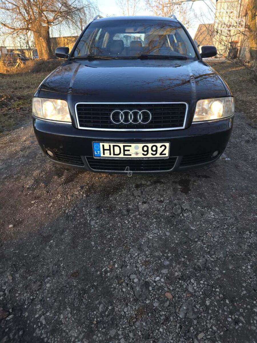 Black Audi A6 2002 in Vilkaviskis, with an engine capacity of 2.50 L and mileage of 296 thousand km for 1250 €, photo 7 on AUTOMOTO.COM.LV