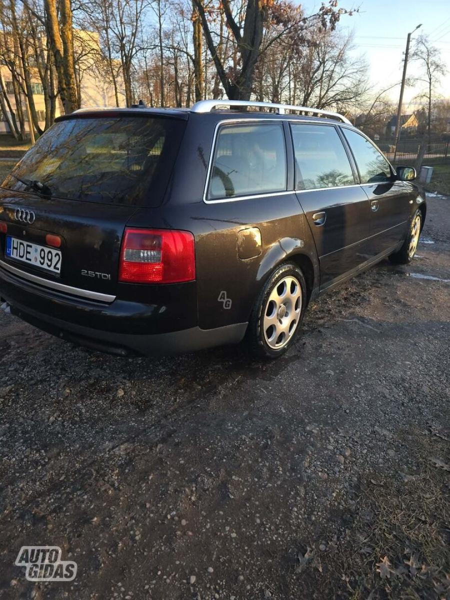 Black Audi A6 2002 in Vilkaviskis, with an engine capacity of 2.50 L and mileage of 296 thousand km for 1250 €, photo 9 on AUTOMOTO.COM.LV