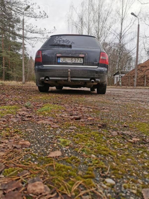 Black Audi A6 2002 in Valka, with an engine capacity of 2.50 L and mileage of 448 thousand km for 1600 €, photo 9 on AUTOMOTO.COM.LV