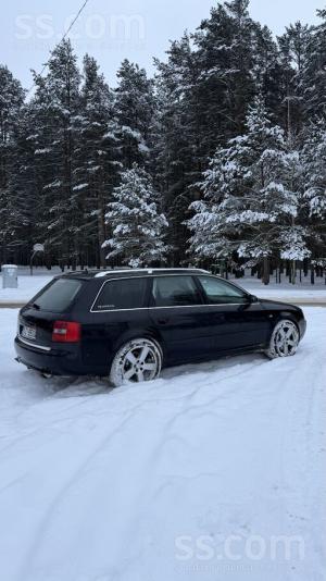 Black Audi A6 2002 in Daugavpils, with an engine capacity of 2.50 L and mileage of 420 thousand km for 1850 €, photo 4 on AUTOMOTO.COM.LV