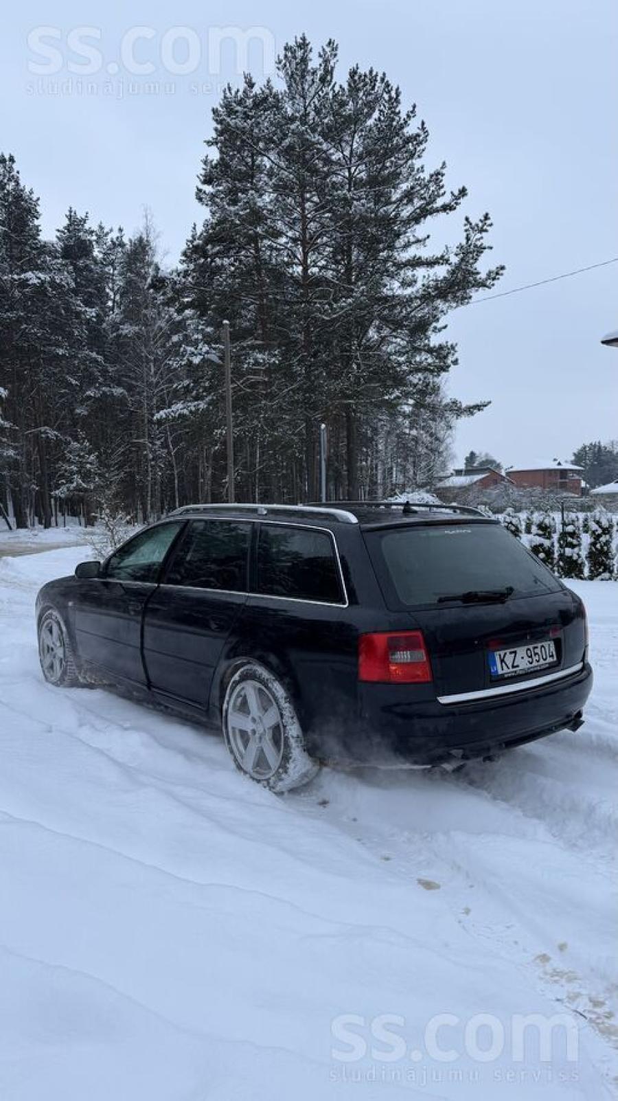 Black Audi A6 2002 in Daugavpils, with an engine capacity of 2.50 L and mileage of 420 thousand km for 1850 €, photo 5 on AUTOMOTO.COM.LV