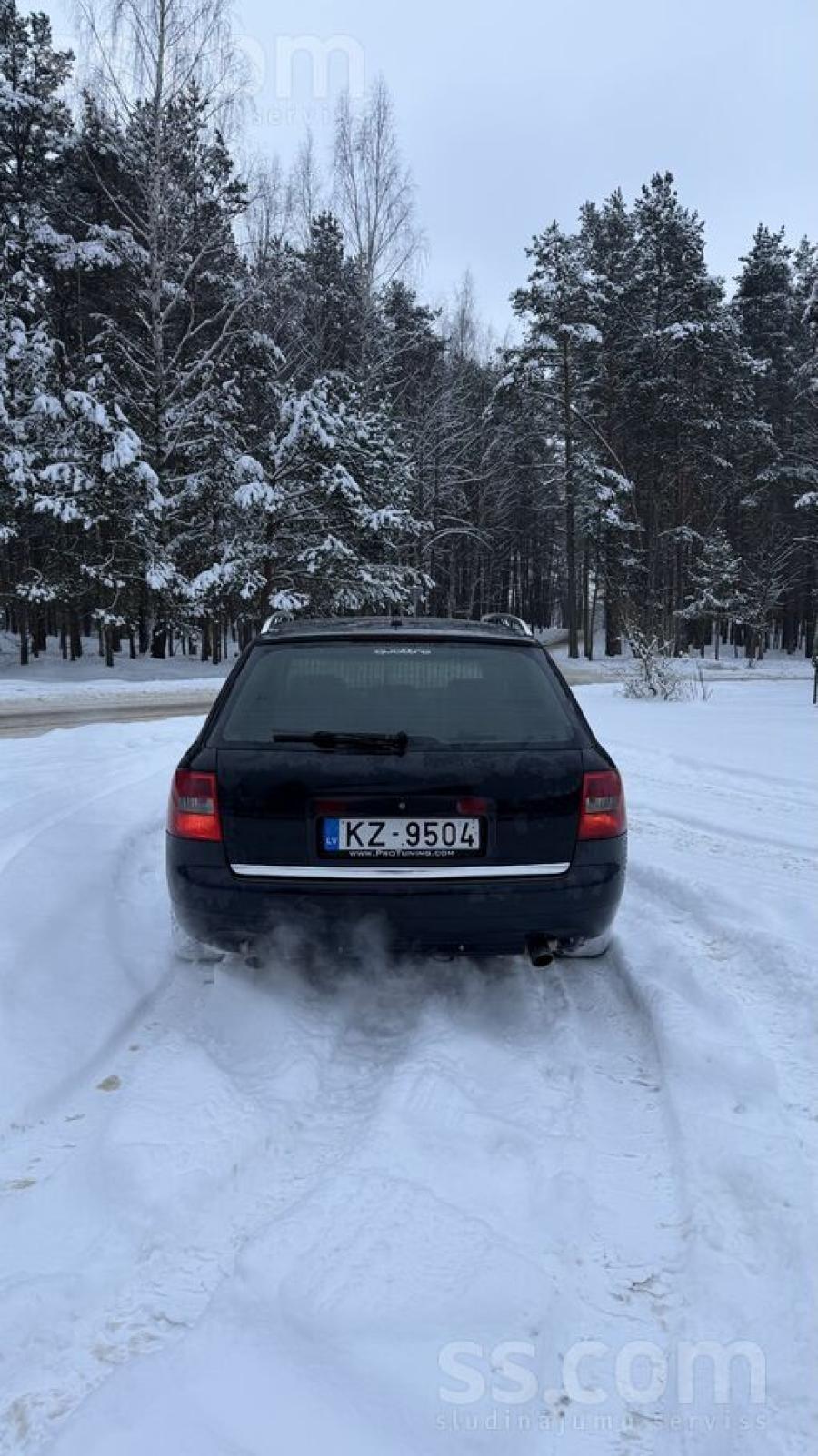 Black Audi A6 2002 in Daugavpils, with an engine capacity of 2.50 L and mileage of 420 thousand km for 1850 €, photo 6 on AUTOMOTO.COM.LV
