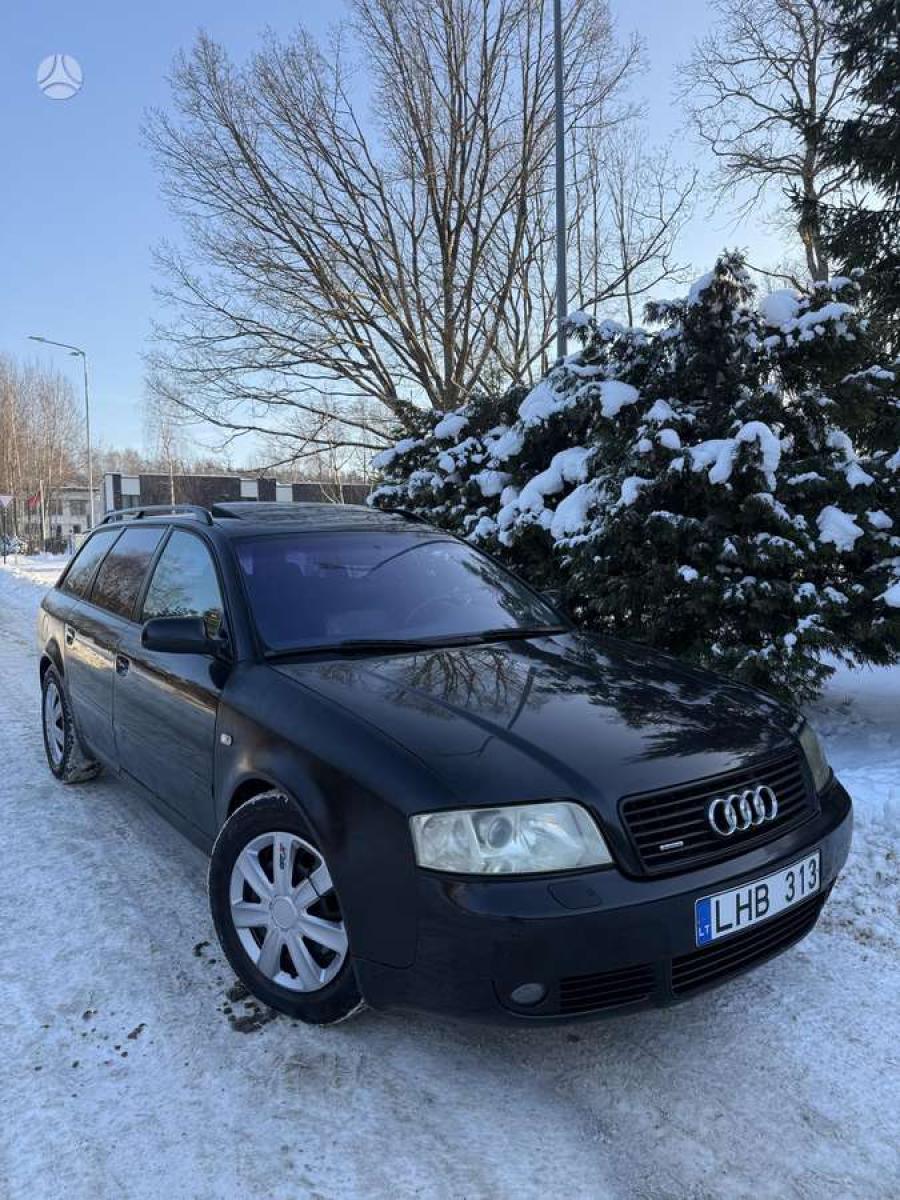Black Audi A6 2002 in Vilnius, with an engine capacity of 2.50 L and mileage of 311 thousand km for 1650 €, photo 2 on AUTOMOTO.COM.LV