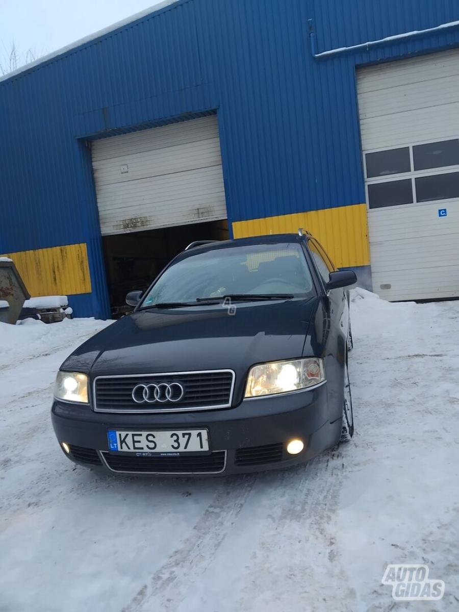 Melns Audi A6 2002 Viļņa, ar dzinēja tilpumu 2.50 L un nobraukumu 410 tūkst. km par 750 €, foto 1 vietnē AUTOMOTO.COM.LV