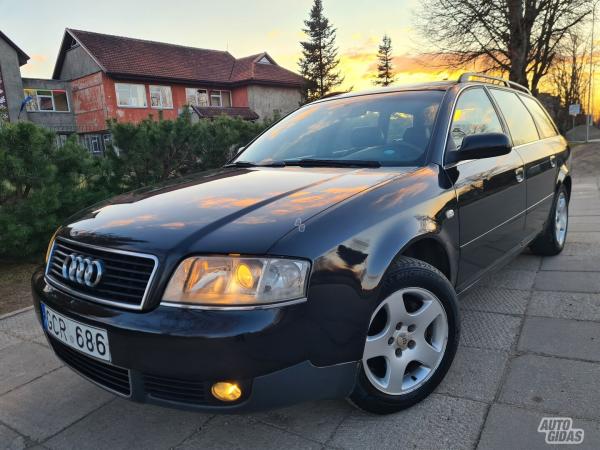 Black Audi A6 2002 in Klaipeda, with an engine capacity of 1.90 L and mileage of 322 thousand km for 1899 €, photo 1 on AUTOMOTO.COM.LV