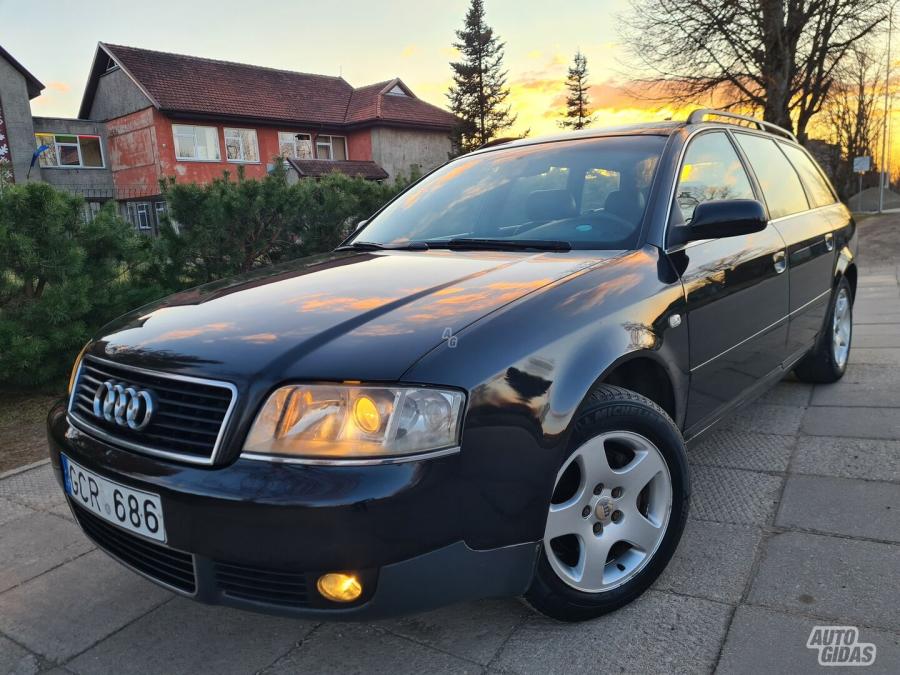 Black Audi A6 2002 in Klaipeda, with an engine capacity of 1.90 L and mileage of 322 thousand km for 1899 €, photo 1 on AUTOMOTO.COM.LV