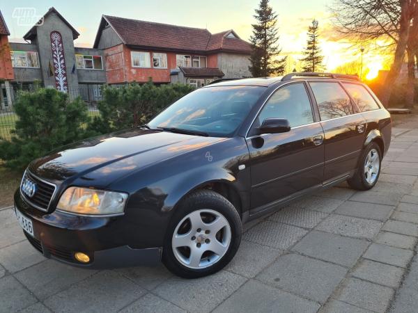 Black Audi A6 2002 in Klaipeda, with an engine capacity of 1.90 L and mileage of 322 thousand km for 1899 €, photo 5 on AUTOMOTO.COM.LV