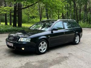 Black Audi A6 2002 in Riga, with an engine capacity of 2.50 L and mileage of 0 thousand km for 2399 €, photo  on AUTOMOTO.COM.LV