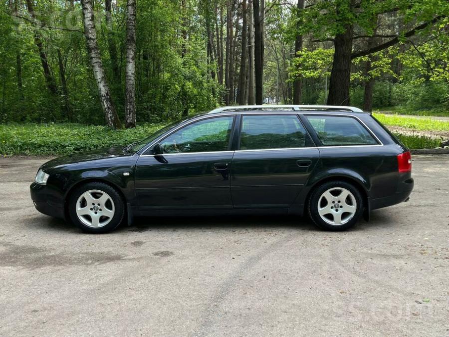 Black Audi A6 2002 in Riga, with an engine capacity of 2.50 L and mileage of 0 thousand km for 2399 €, photo 3 on AUTOMOTO.COM.LV
