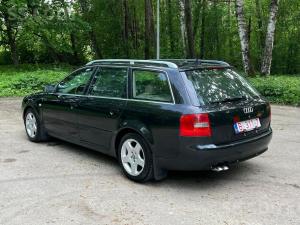 Black Audi A6 2002 in Riga, with an engine capacity of 2.50 L and mileage of 0 thousand km for 2399 €, photo 4 on AUTOMOTO.COM.LV