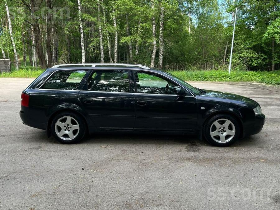 Black Audi A6 2002 in Riga, with an engine capacity of 2.50 L and mileage of 0 thousand km for 2399 €, photo 7 on AUTOMOTO.COM.LV