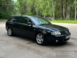 Black Audi A6 2002 in Riga, with an engine capacity of 2.50 L and mileage of 0 thousand km for 2399 €, photo 8 on AUTOMOTO.COM.LV