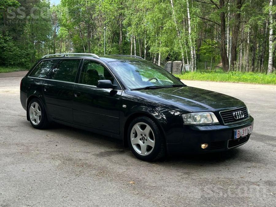 Black Audi A6 2002 in Riga, with an engine capacity of 2.50 L and mileage of 0 thousand km for 2399 €, photo 8 on AUTOMOTO.COM.LV