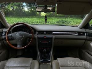 Black Audi A6 2002 in Riga, with an engine capacity of 2.50 L and mileage of 0 thousand km for 2399 €, photo 11 on AUTOMOTO.COM.LV