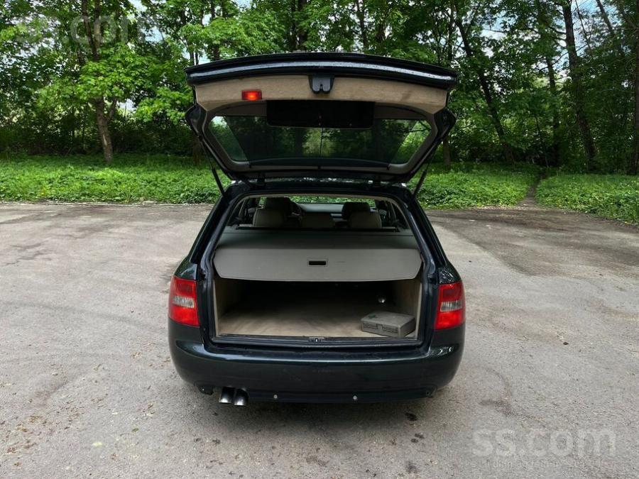Black Audi A6 2002 in Riga, with an engine capacity of 2.50 L and mileage of 0 thousand km for 2399 €, photo 21 on AUTOMOTO.COM.LV