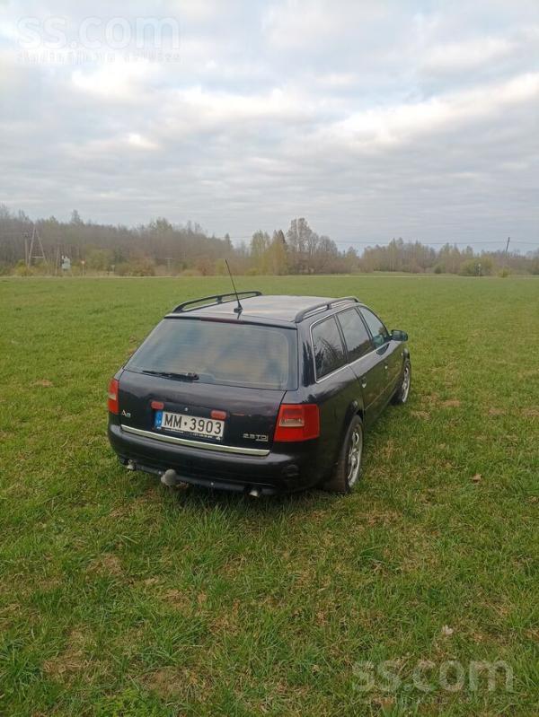 Black Audi A6 2002 in Rezekne, with an engine capacity of 2.50 L and mileage of 337 thousand km for 1500 €, photo 5 on AUTOMOTO.COM.LV