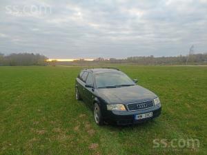 Black Audi A6 2002 in Rezekne, with an engine capacity of 2.50 L and mileage of 337 thousand km for 1500 €, photo  on AUTOMOTO.COM.LV