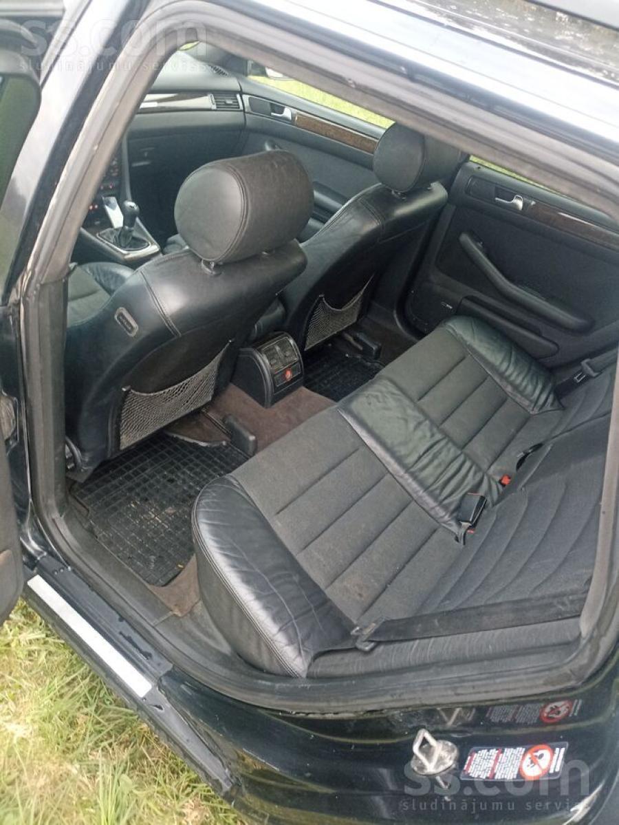 Melns Audi A6 2002 Rēzekne, ar dzinēja tilpumu 2.50 L un nobraukumu 337 tūkst. km par 1500 €, foto 18 vietnē AUTOMOTO.COM.LV