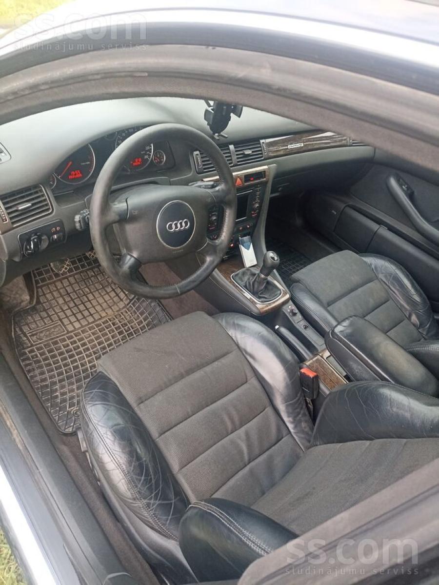 Melns Audi A6 2002 Rēzekne, ar dzinēja tilpumu 2.50 L un nobraukumu 337 tūkst. km par 1500 €, foto 20 vietnē AUTOMOTO.COM.LV