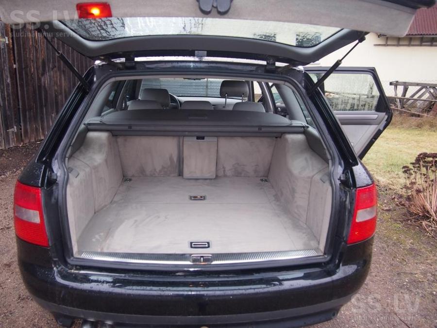 Black Audi A6 2002 in Riga, with an engine capacity of 1.90 L and mileage of 378 thousand km for 2400 €, photo 6 on AUTOMOTO.COM.LV