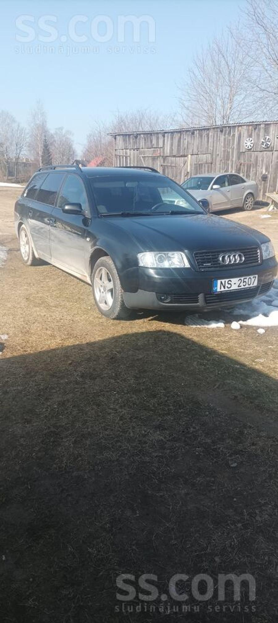 Black Audi A6 2002 in Kraslava, with an engine capacity of 2.50 L and mileage of 0 thousand km for 1000 €, photo 3 on AUTOMOTO.COM.LV