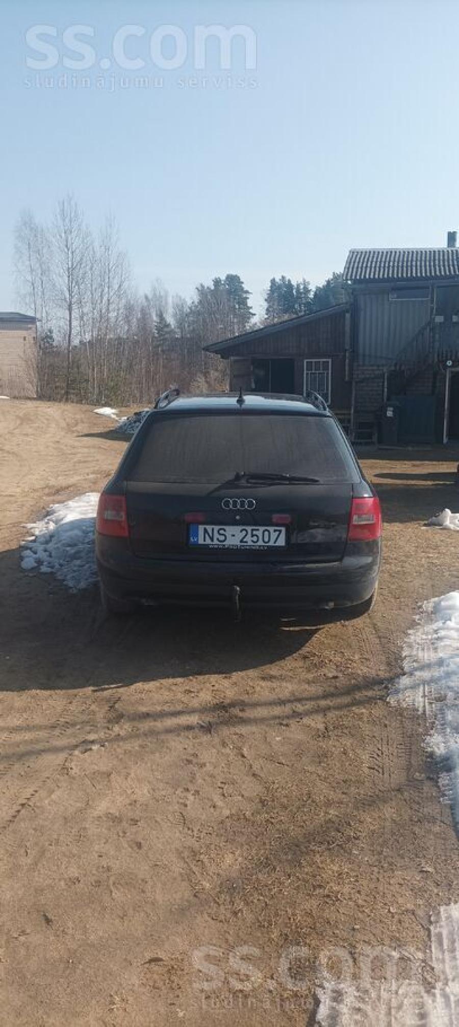 Black Audi A6 2002 in Kraslava, with an engine capacity of 2.50 L and mileage of 0 thousand km for 1000 €, photo 4 on AUTOMOTO.COM.LV