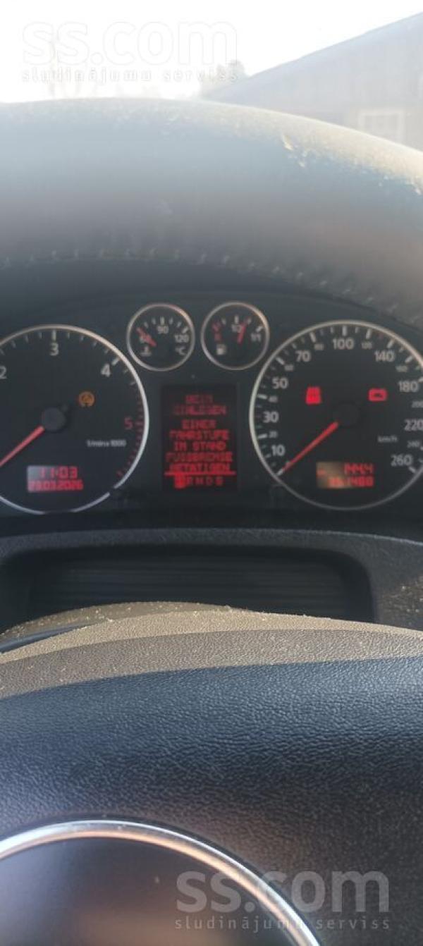 Черный Ауди А6 2002 в Краслава, объемом двигателя 2.50 л и пробегом 0 тыс. км за 1000 €, фото 8 на AUTOMOTO.COM.LV