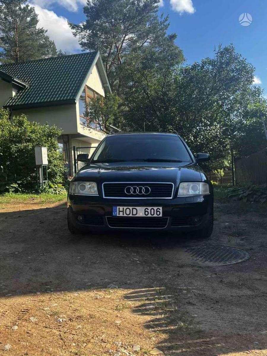 Melns Audi A6 2002 Druskininkai, ar dzinēja tilpumu 2.50 L un nobraukumu 407 tūkst. km par 1300 €, foto 1 vietnē AUTOMOTO.COM.LV