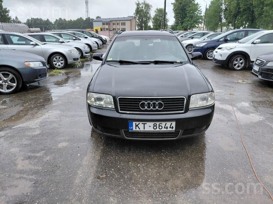 Black Audi A6 2002 in Talsi, with an engine capacity of 2.50 L and mileage of 348 thousand km for 795 €, photo 3 on AUTOMOTO.COM.LV