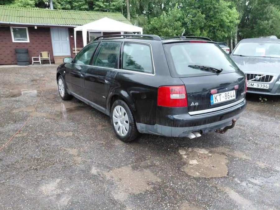 Black Audi A6 2002 in Talsi, with an engine capacity of 2.50 L and mileage of 348 thousand km for 795 €, photo 7 on AUTOMOTO.COM.LV