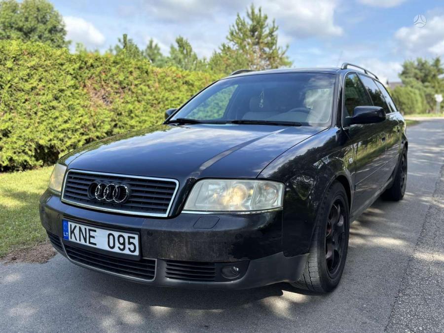 Melns Audi A6 2002 Mažeikiai, ar dzinēja tilpumu 2.98 L un nobraukumu 232 tūkst. km par 980 €, foto 1 vietnē AUTOMOTO.COM.LV